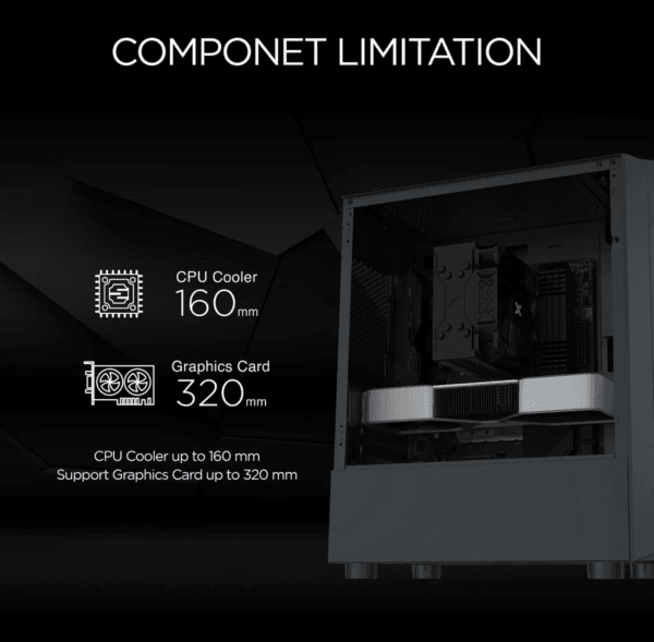 Vỏ Case Xigmatek NYX Air 3F M-ATX (Black) - Nhựt Nguyễn Computer